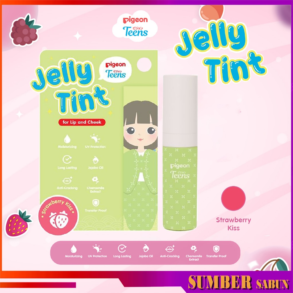 Jual Pigeon Teens Jelly Tint For Lip And Cheek Lipstik Liptin Untuk ...