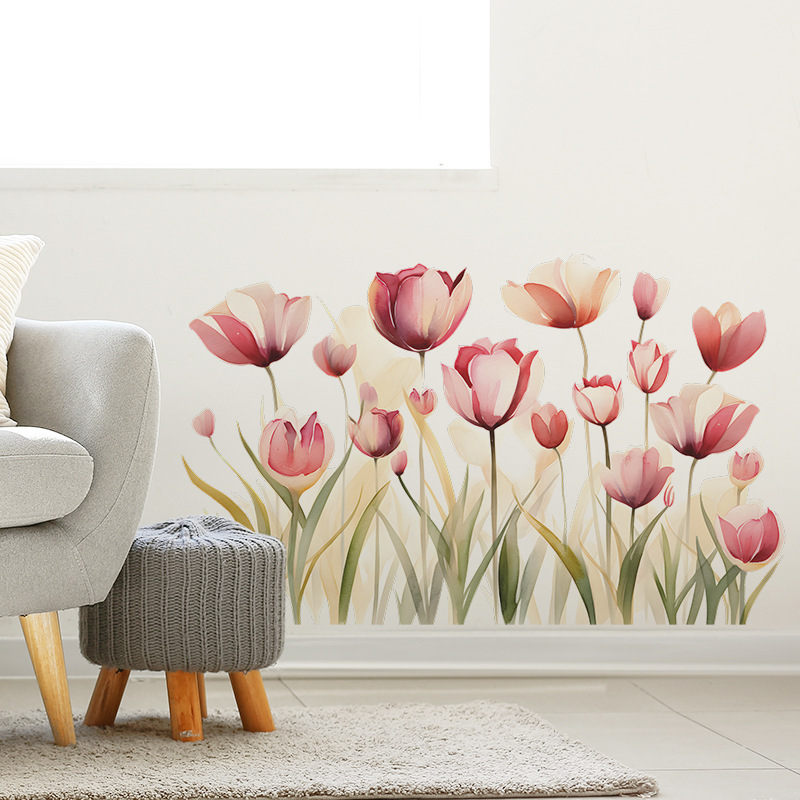 Jual STIKER DINDING TEMBOK MOTIF DAUN POHON BUNGA RANTING HUTAN TANAMAN TUMBUHAN LILY MAWAR ...