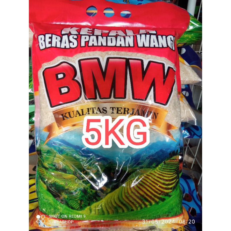 Jual BERAS PANDAN WANGI BMW 5KG | Shopee Indonesia
