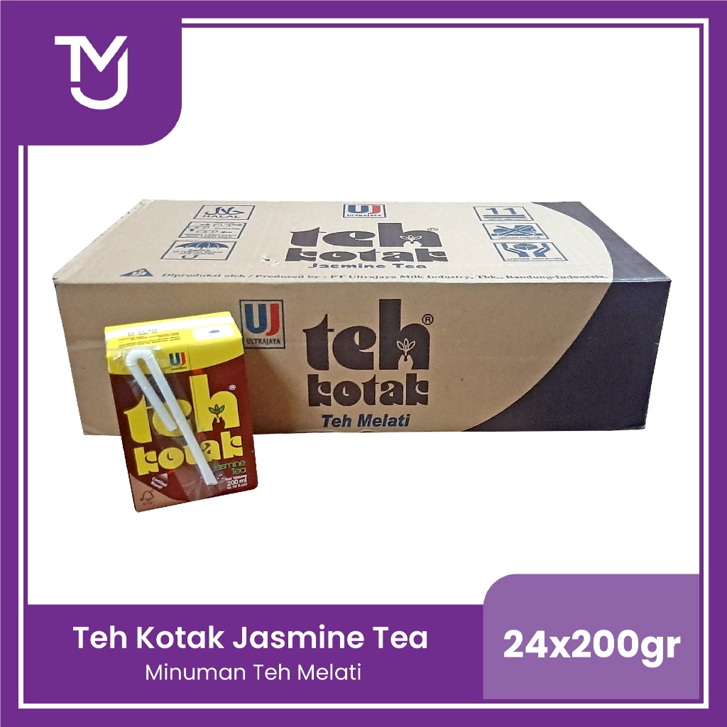Jual Teh Kotak Jasmine 200ml dus - Minuman teh melati isi 24 x 200 ml | Shopee Indonesia
