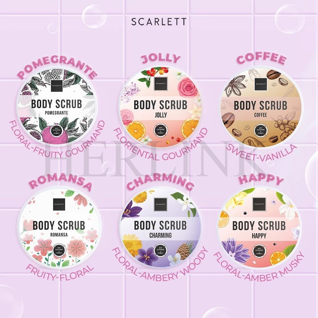 Jual SCARLETT WHITENING BODY SCRUB 250 ML SERIES | Shopee Indonesia