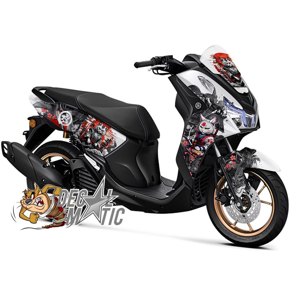 Jual Decal Lexi 155 Full Body Stiker Full Body Motor Yamaha Lexi 125 ...