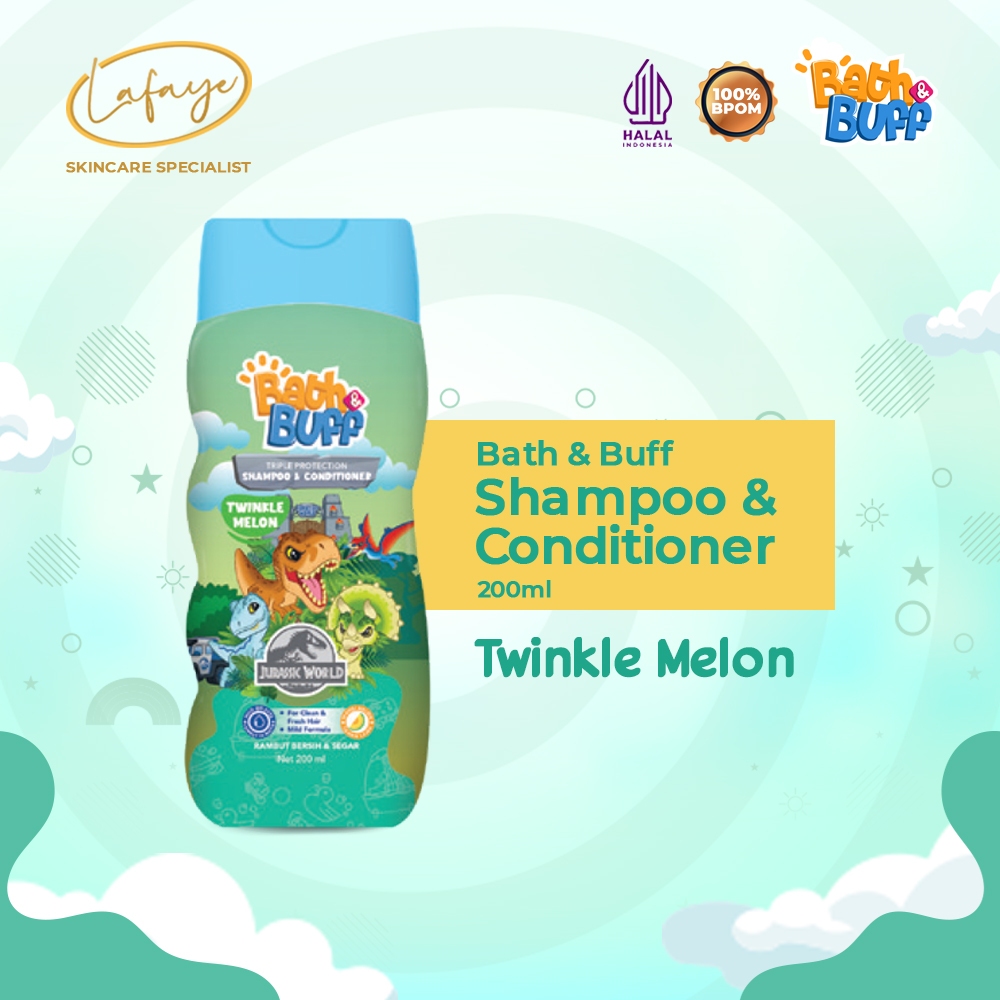 Jual Bath & Buff Shampoo Conditioner Body Wash Body Mist Anak Anak Twinkle Melon | Shopee Indonesia