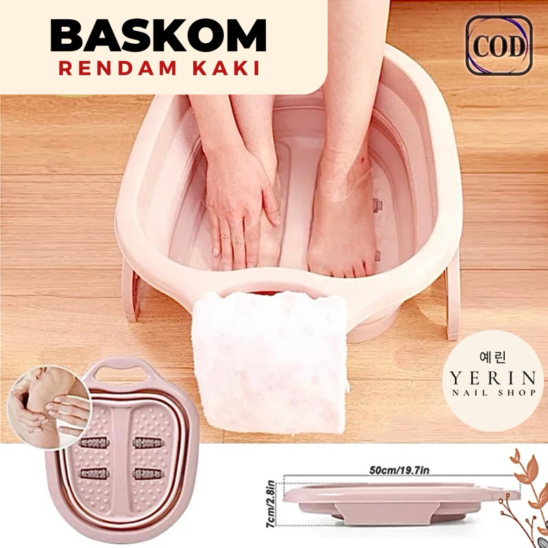 Jual YERIN | Baskon Rendam Kaki | Fila Foldable | Baskom Lipat | Wadah ...