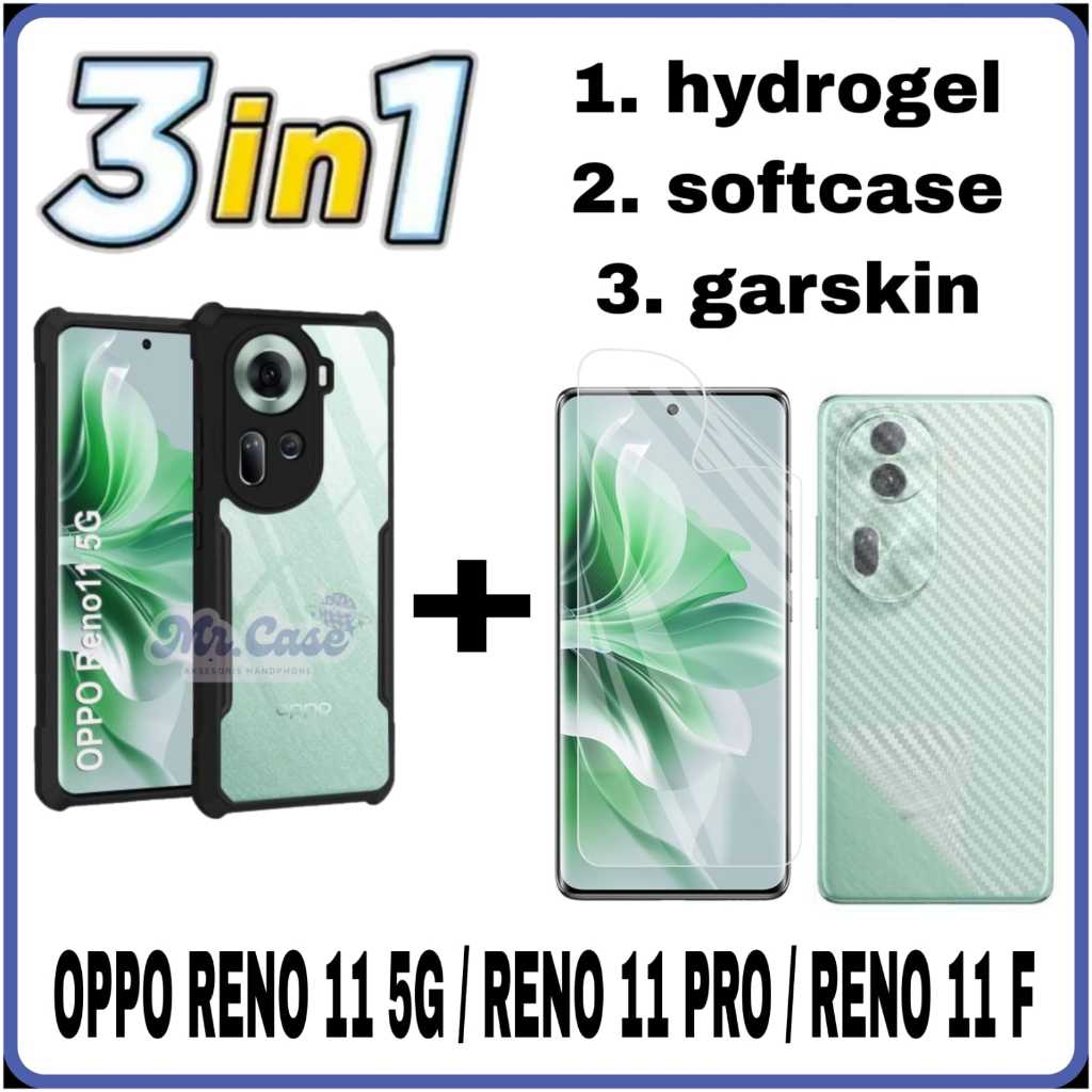 Jual Paket 3 in 1 MURAH FOR Oppo Reno 11 5g / Reno 11 Pro / RENO 11 F ...
