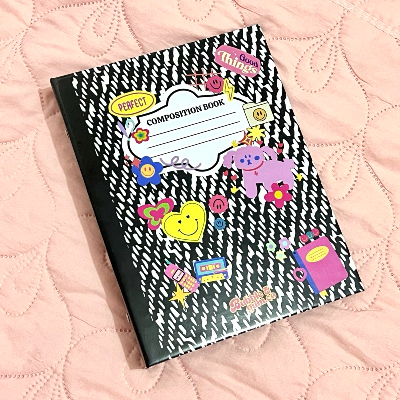 Jual Binder Notebook Sekolah Kampus - Composition Pink Coquette A5 B5 ...