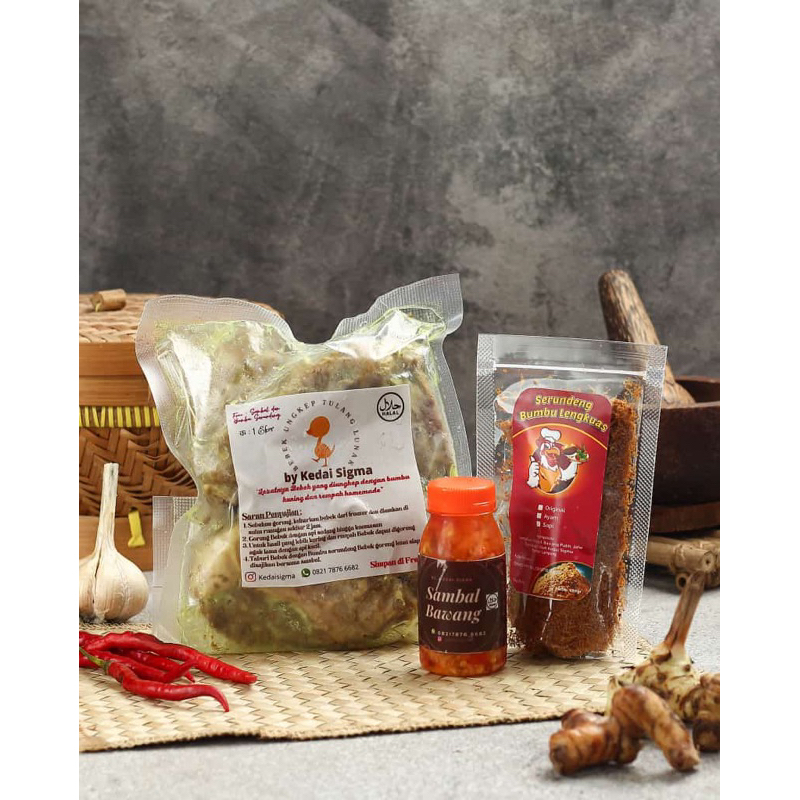 Jual KEDAI SIGMA Ayam Ungkep 1 Ekor (Ayam, Sambel, Serundeng) | Shopee ...