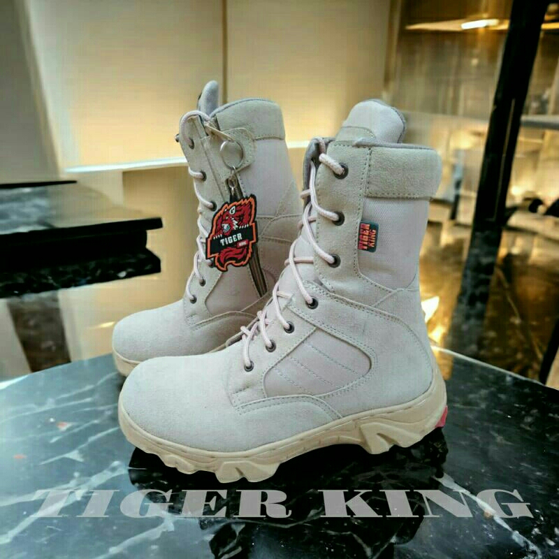 Jual Sepatu safety Pdl krem Sepatu Dinas sepatu kerja sepatu pol pp ...