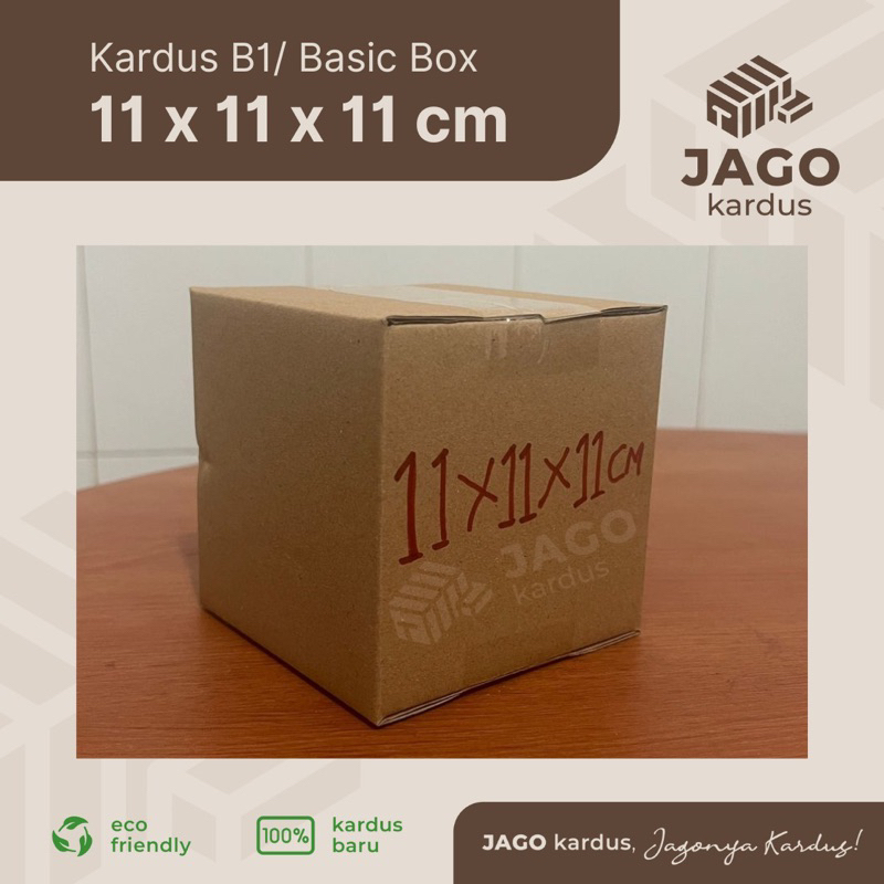 Jual Kardus Box Baru Polos Uk 11x11x11 | Shopee Indonesia