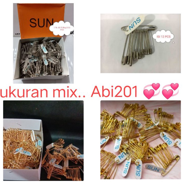 Jual Segera Dapatkan PENITI SUN UKURAN CAMPUR 1 BOX ISI 72 RCG | Shopee ...