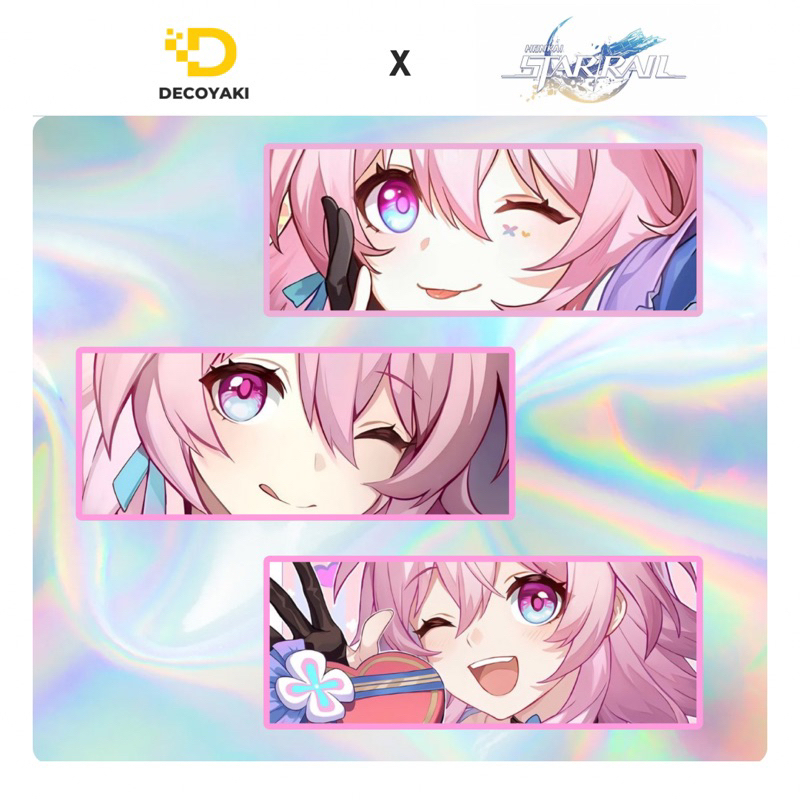 Jual Sticker Slap Hologram March 7th Honkai Star Rail, Stiker Hologram ...