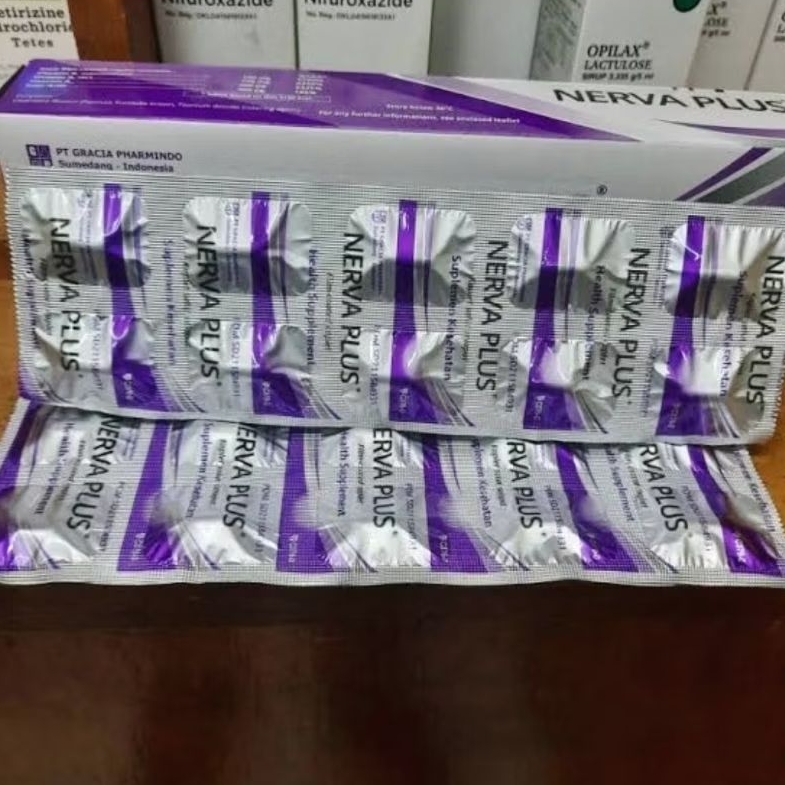Jual NERVA PLUS STRIP 10 KAPLET | Shopee Indonesia