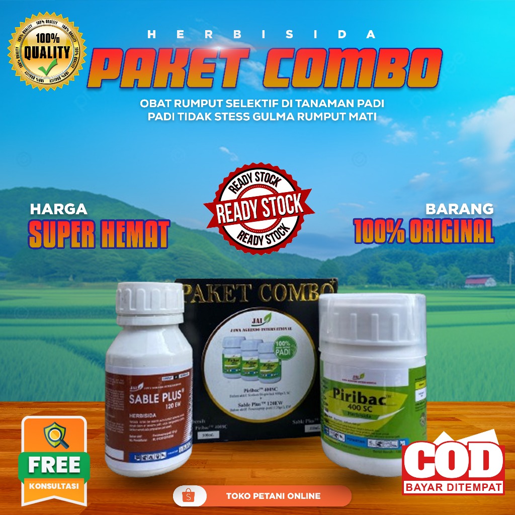 Jual PAKET COMBO Obat Rumput SELEKTIF di tanaman Padi | Padi tidak ...