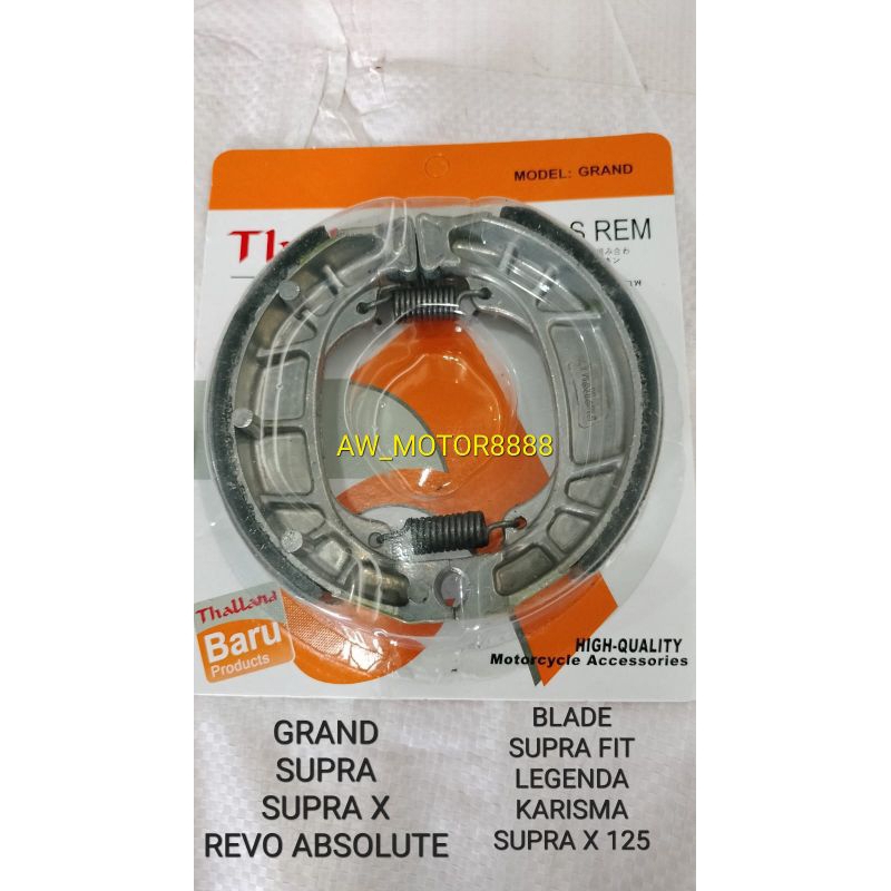 Jual PAK REM PACK REM GRAND / SUPRA / SUPRA X / SUPRA X 125 / KARISMA ...