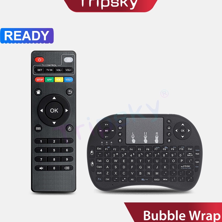 Jual KODE O69K Tripsky Tv Box Remote MXQ Keyboard Wireless MX3 Air ...