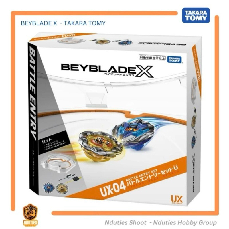 Jual UX-04 Beyblade X Battle Entry Set U Takara Tomy Beycode Asia ...