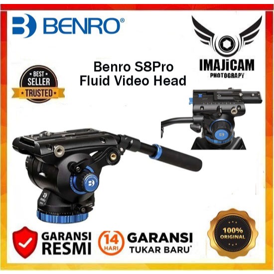 Jual Benro S8Pro / S8 Pro Fluid Video Head - RESMI | Shopee Indonesia