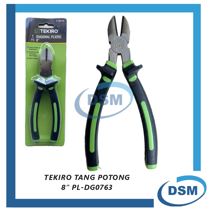 Jual TEKIRO TANG POTONG 8 INCH DIAGONAL PLIERS PL-DG0763 | Shopee Indonesia