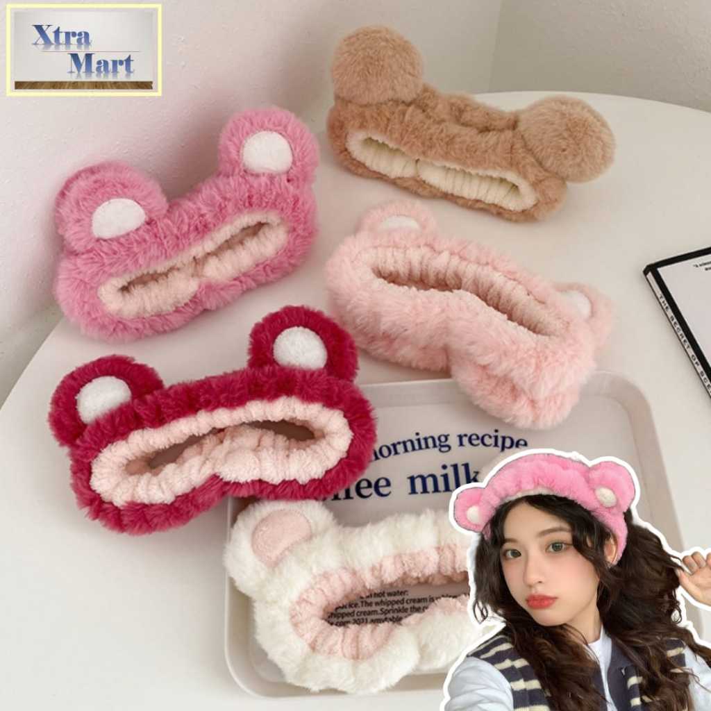 Jual XM - Bandana Makeup dan Cuci Muka Karakter Lucu Bando Bandana Lucu ...