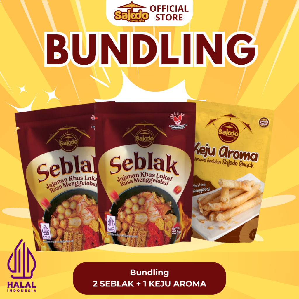 Jual SAJODO - PAKET SAJODO BEST SELLER 3 - SEBLAK 2 (195 Gram) FREE 1 ...
