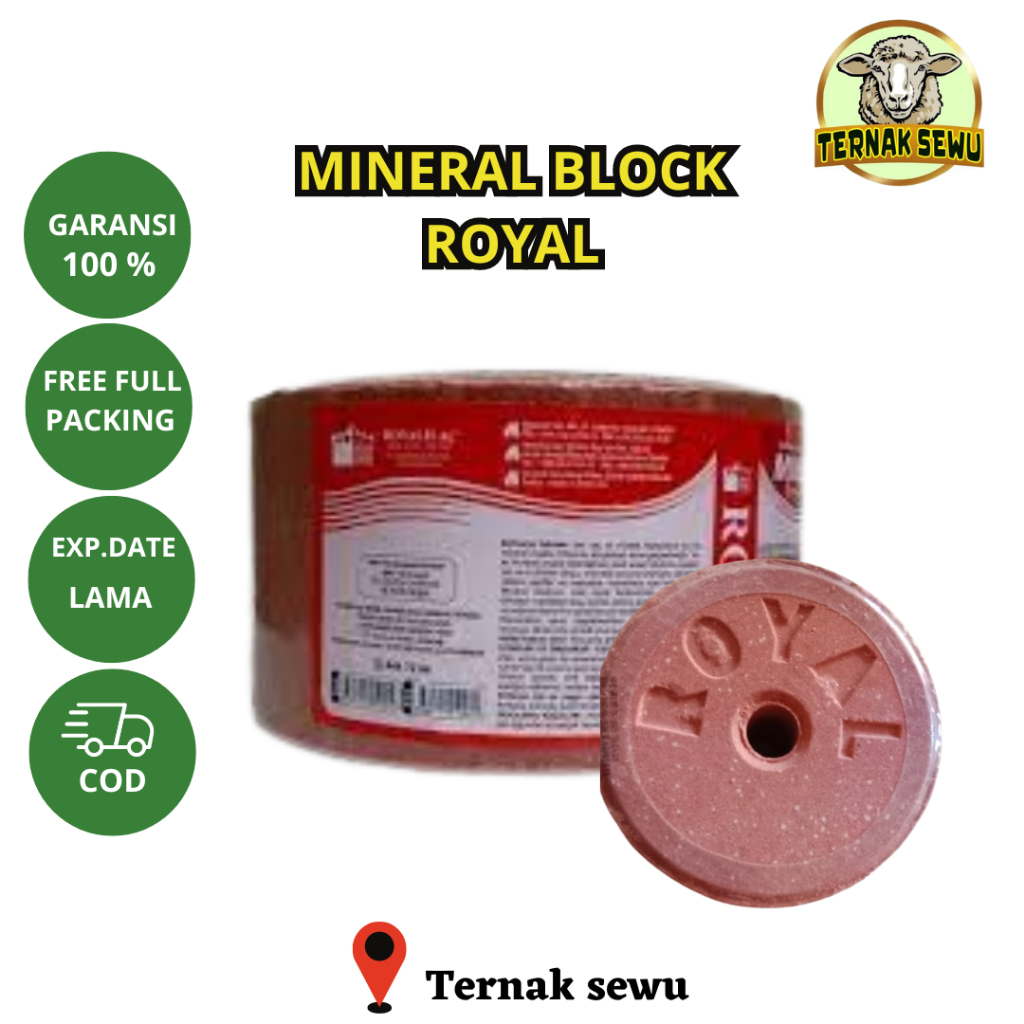 Jual ROYAL MINERAL BLOCK 3KG - Mineral Blok Kambing Domba Sapi | Shopee ...