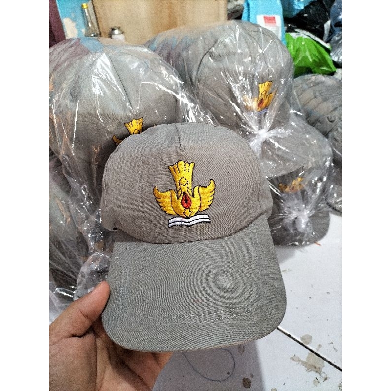 Jual Topi SMA SMK Abu Rokok Abu Tek Tek Tooi Anak Sekolah | Shopee ...