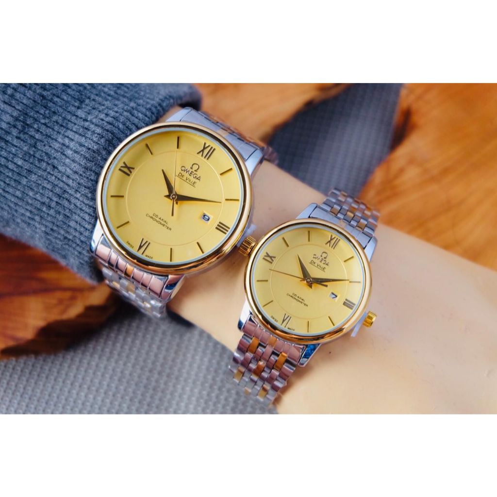 Jual Jam Couple estetik 2024/pasangan jam/ jam rantai/ jam analog/ jam ...