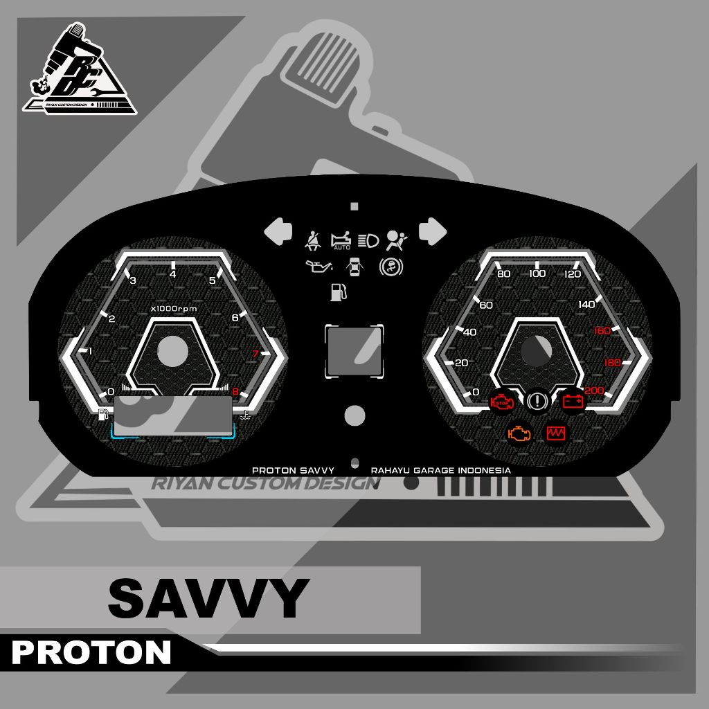 Jual PAPAN SPEEDOMETER CUSTOM SAAVVY PANEL SPIDO METER CUSTOM SAVVY | Shopee Indonesia
