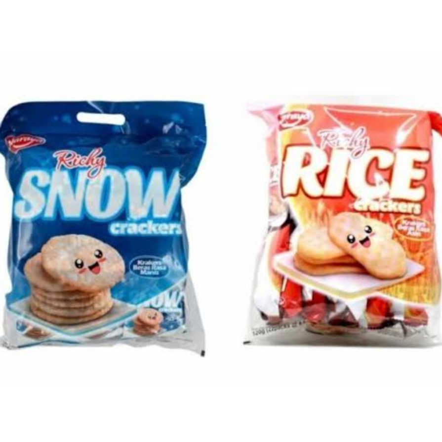 Jual Naraya Richy Rice Crackers 252gr / Snow Crackers 320gr / Krakers ...
