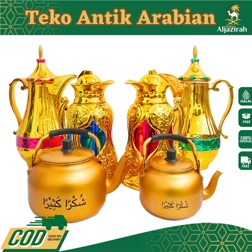 Jual Teko Antik Arabian Stainless Steel | Teapot Teko Zam-zam Serbaguna ...