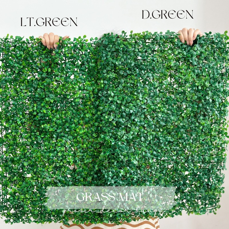 Jual [QD] GRASS MAT SINTETIC Daun / Daun alaska / Daun diNding ...