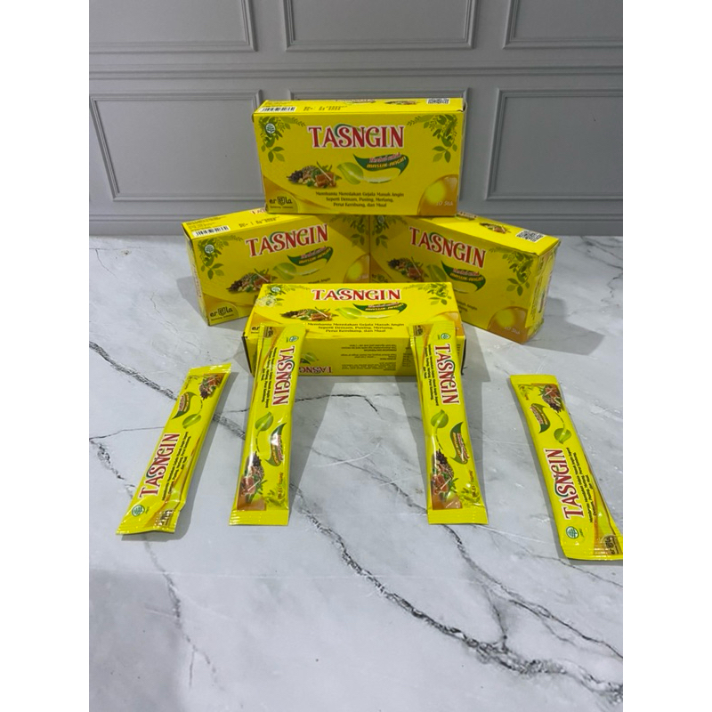 Jual obat tolak angin TASNGIN stik dos / Herbal pereda masuk angin ...