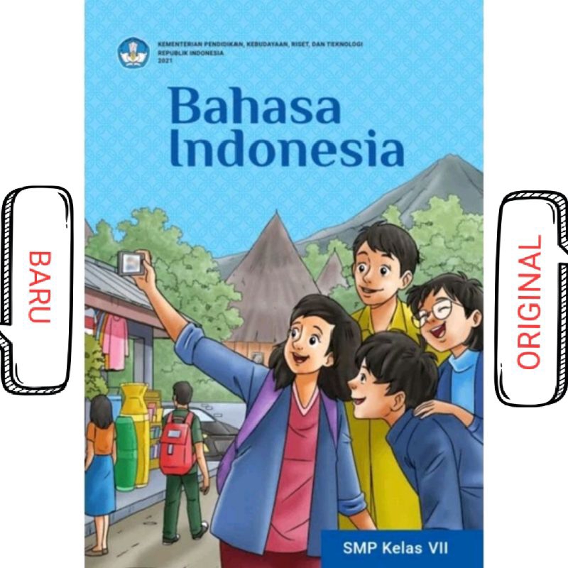 Jual Buku Paket Bahasa Indonesia kelas 7 VII 1 I SMP MTS Penerbit Kementerian Kemenyrian ...