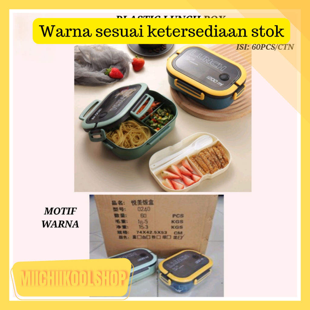 Jual 05 LUNCH BOX BONTOT ANAK SEKOLAH BEKAL ANAK TEMPAT MAKAN SET ...