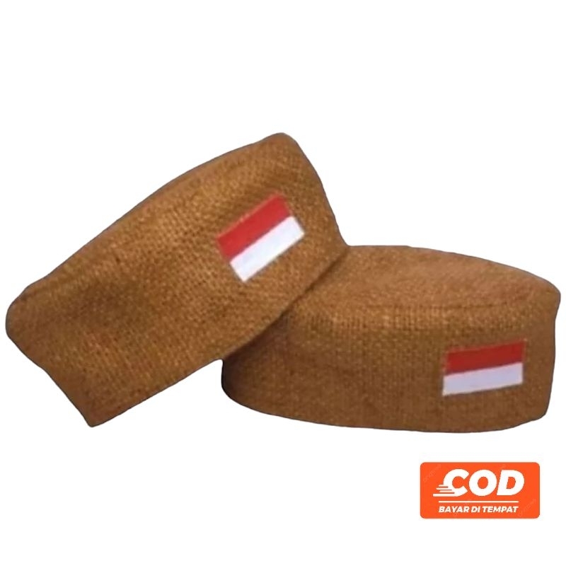 Jual Peci Bendera Indonesia / Kopiah Logo Merah Putih / Peci Goni ...