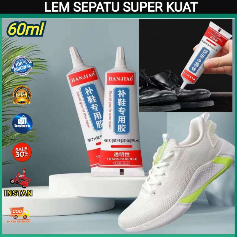 Jual Lem Sepatu Super Kuat Baihere 60ml Super Kuat / Cairan Transparant ...