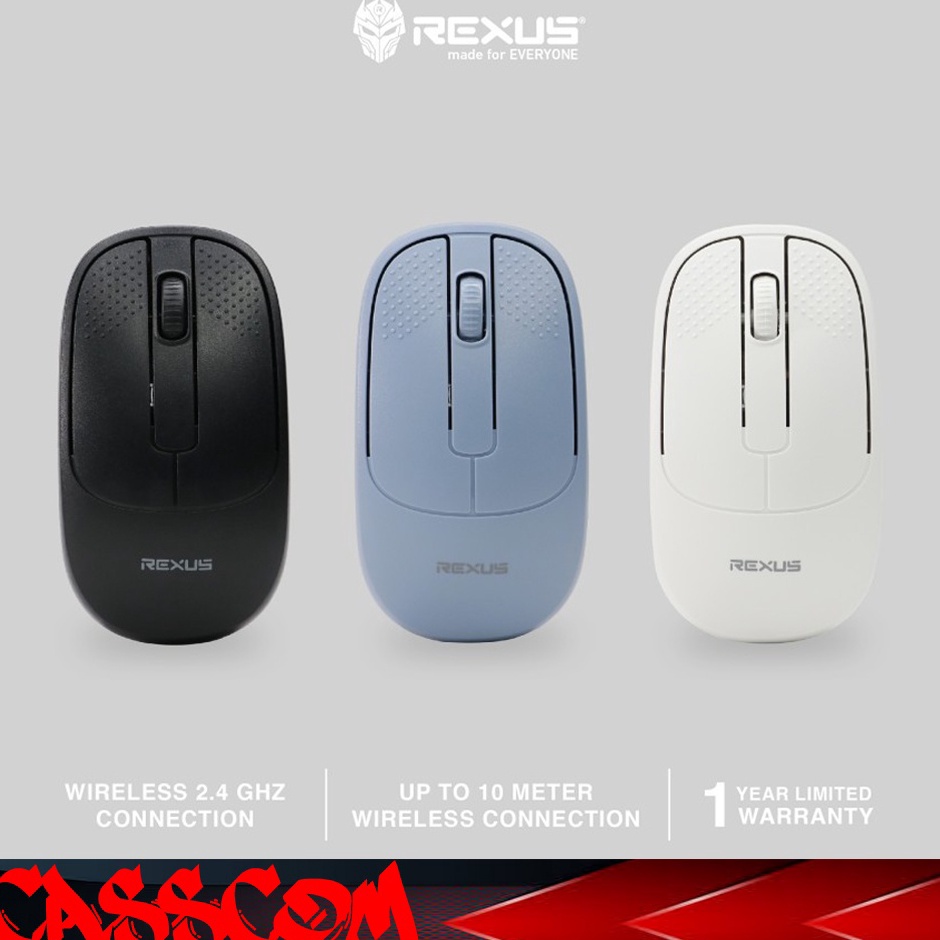 Jual Mouse Rexus Q5 Office Wireless Silent Click Mouse | Shopee Indonesia