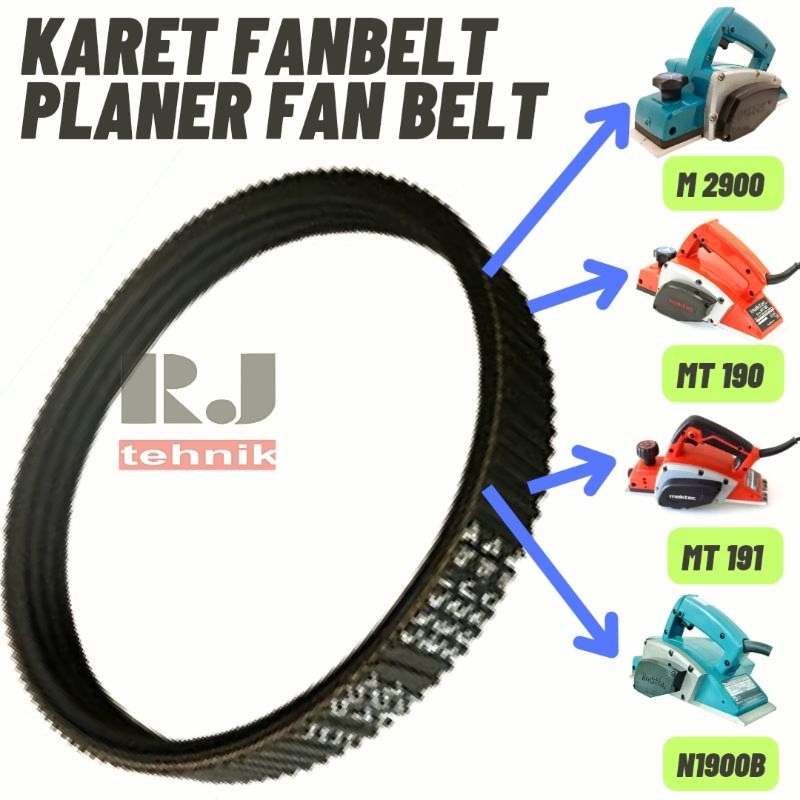 Jual M2900 Karet Fan Belt V Belt Mesin Serut Ketam Planer Sugu Modern M ...
