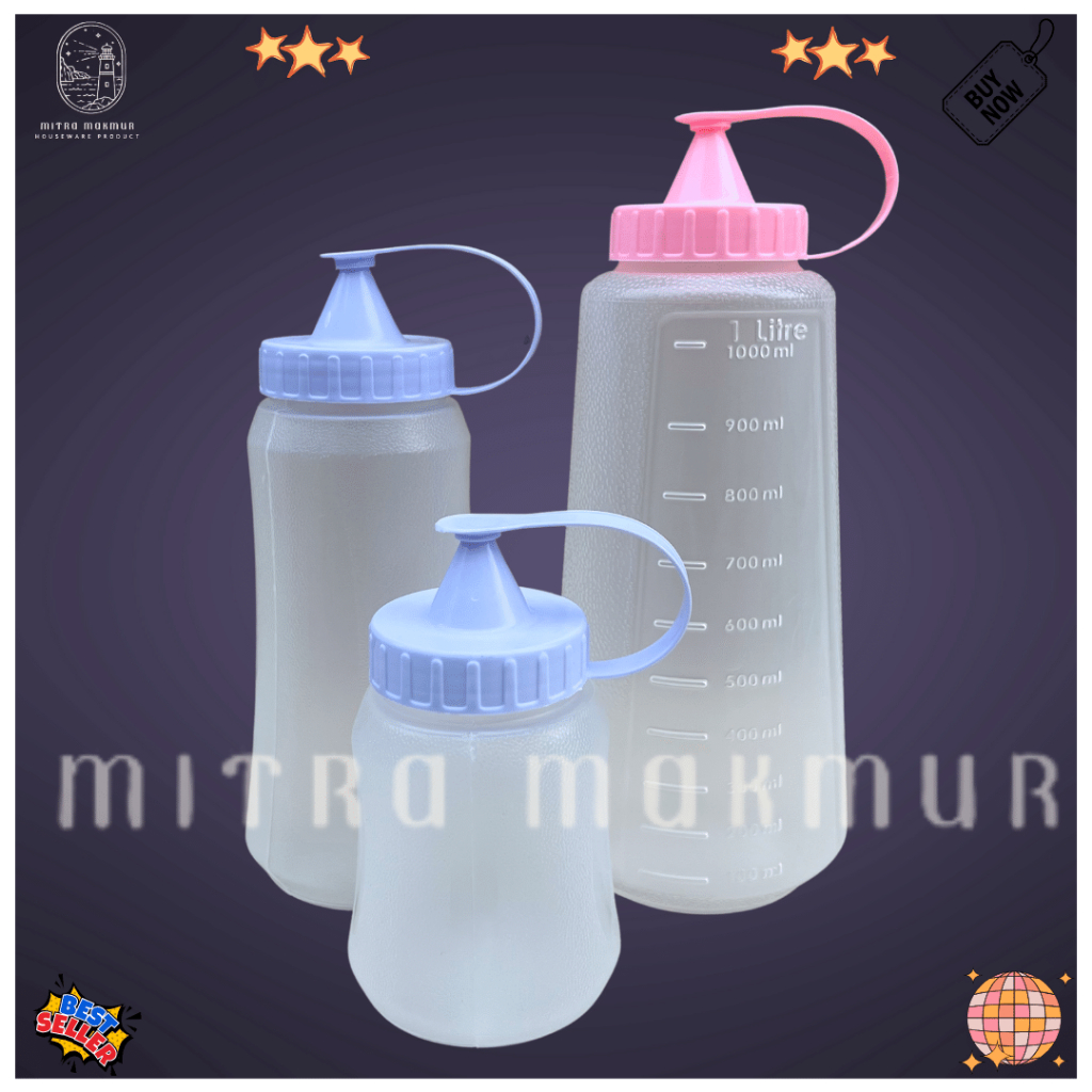 Jual BOTOL KECAP PLASTIK BOTOL SAUS PLASTIK / BOTOL PLASTIK KECAP MURAH BOTOL SAMBEL 300ml ...