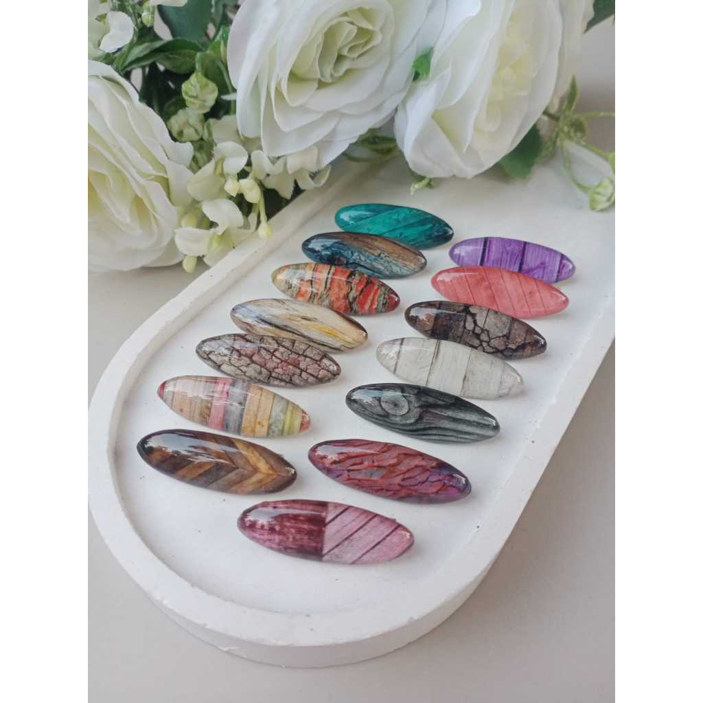 Jual Peniti jilbab pin dagu Hijaber premium bermotif kayu kapsul ...