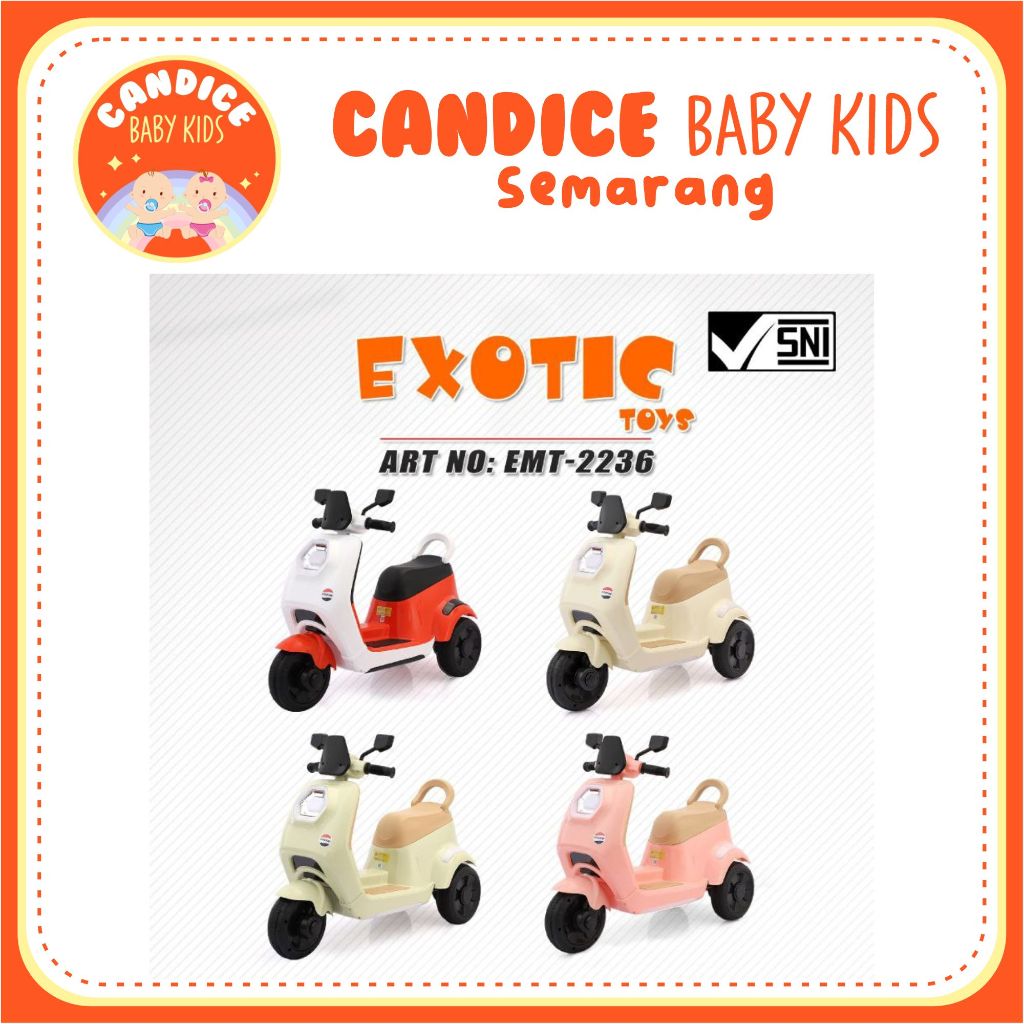 Jual MAINAN ANAK MOTOR RC MOTORCYCLE EXOTIC EMT-2236 | Shopee Indonesia