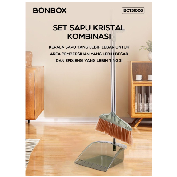 Jual SAPU SET SEROKAN / SAPU LANTAI BONBOX BCT31006 GREEN | Shopee ...