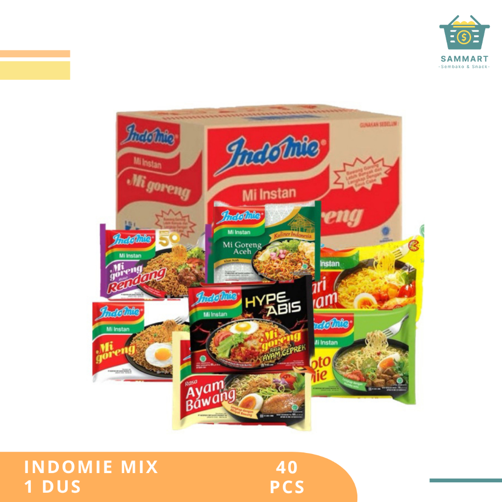 Jual Indomie Goreng Rebus 1 Dus / Indomie Rebus Goreng Isi 40 (Bisa ...
