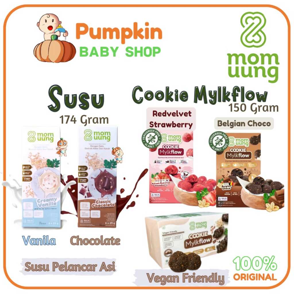 Jual MOM UUNG Cookie Mylkflow / MomUung Susu Asi Booster | Shopee Indonesia