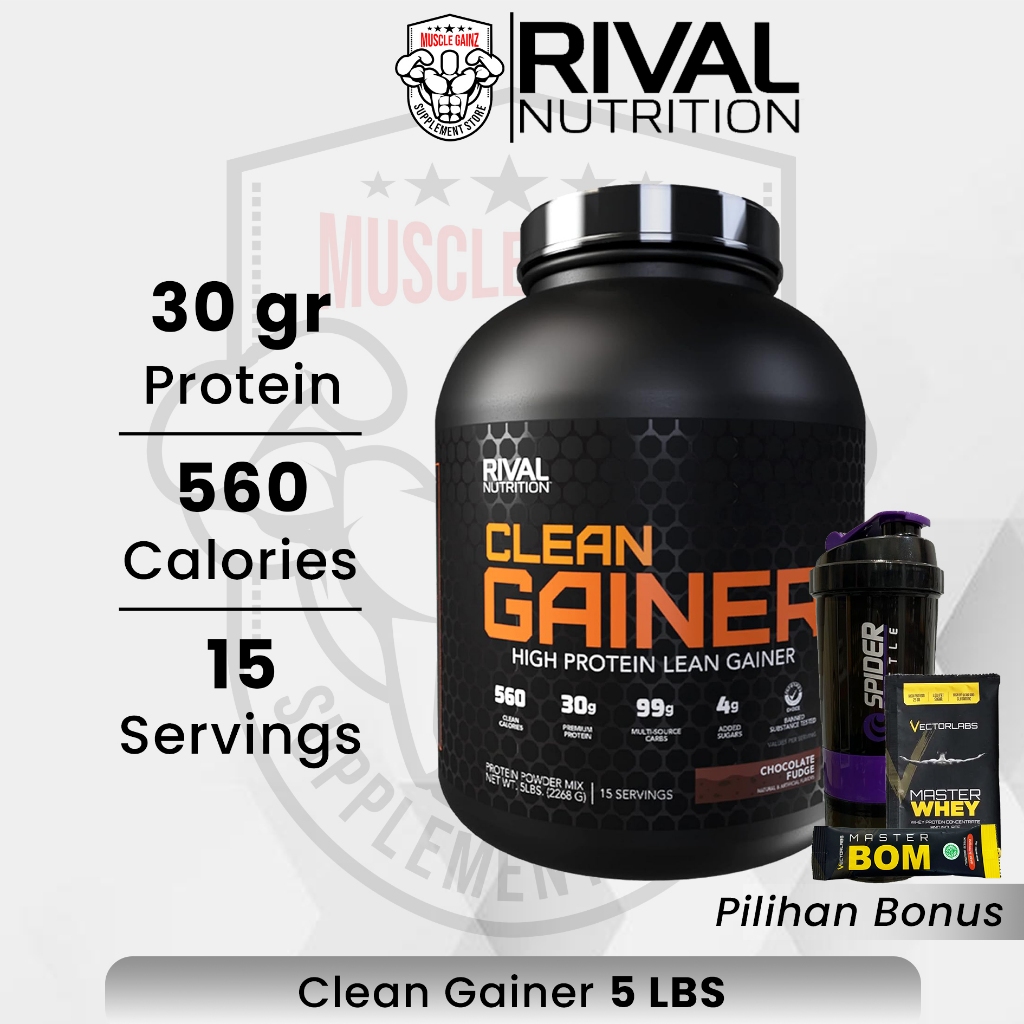 Jual Rival Nutrition Clean Gainer 5 Lbs Weight Gainer | Shopee Indonesia