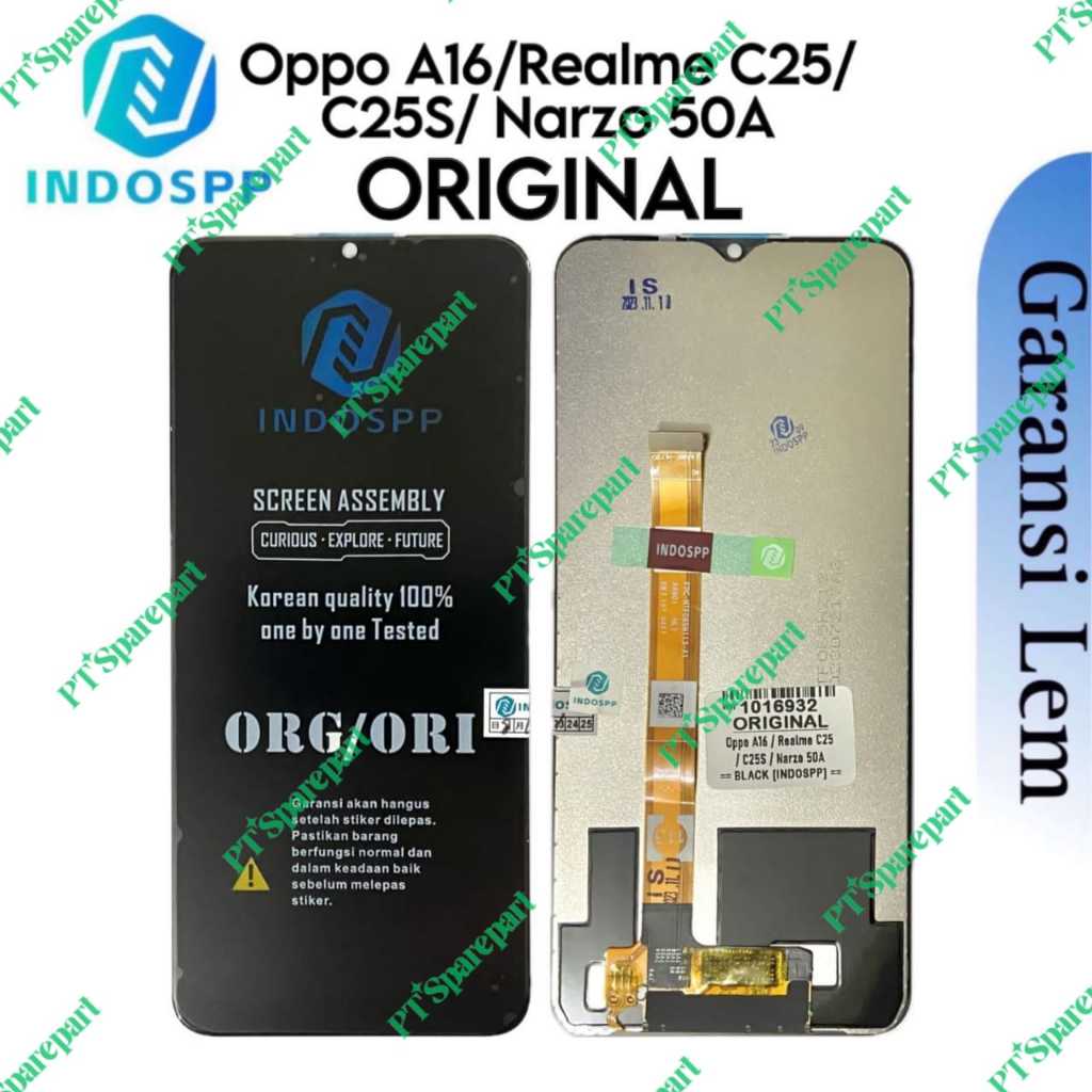Jual LCD Touchscreen Fullset Oppo A16 / A16S / A54S / A56 4G / Realme C25 / C25S / Narzo 50A ...