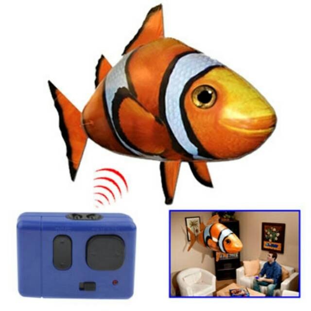 Jual Mainan Remote Control Flying Fish Air Swimmer RC Ikan Terbang ...