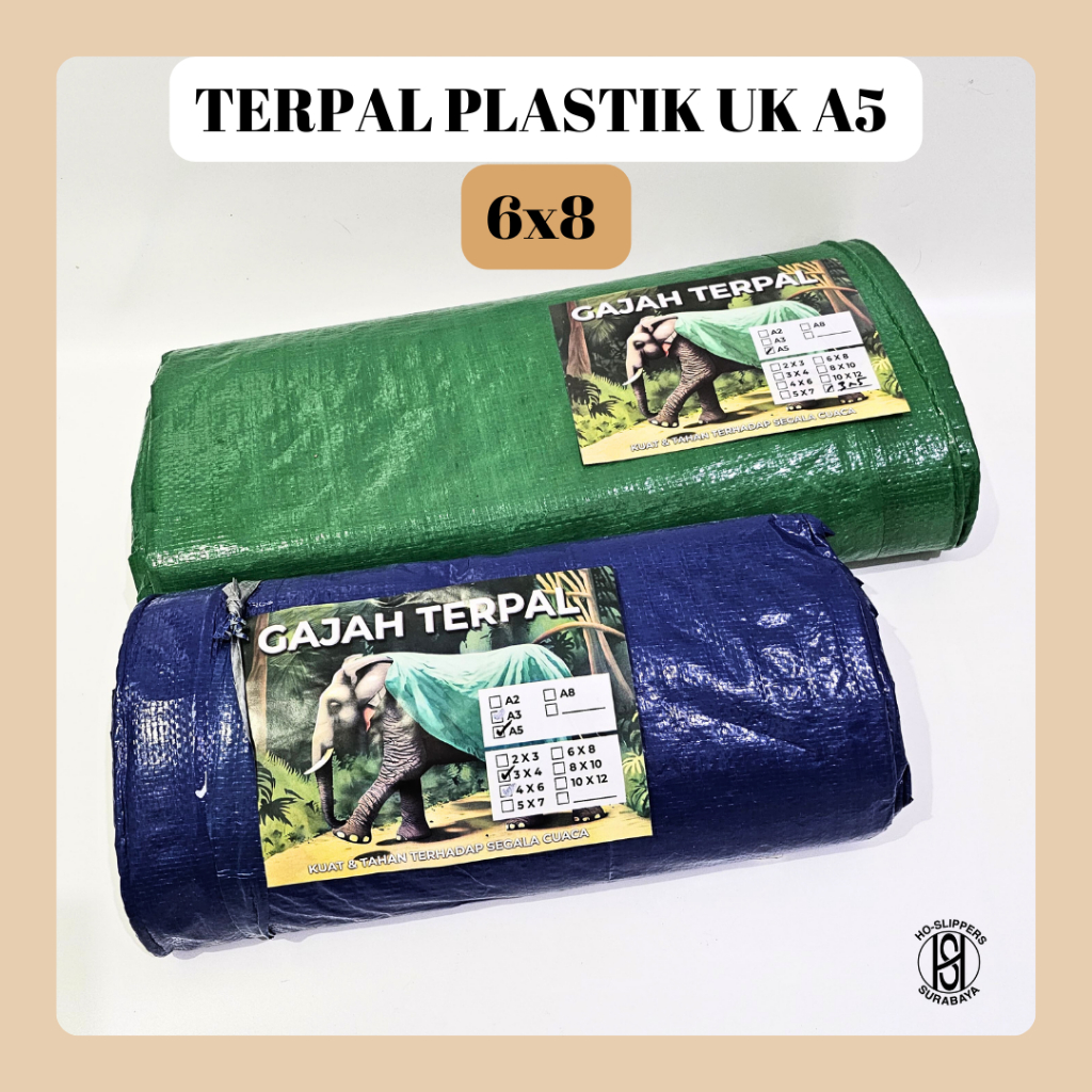 Jual TERPAL PLASTIK A5 UK 6X8 / TERPAL PLASTIK / TERPAL A5 | Shopee ...