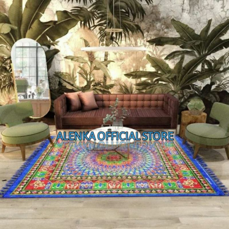 Jual Karpet Lantai Turki Jumbo 240cm X 205cm / Tikar lipat Ostrich ...