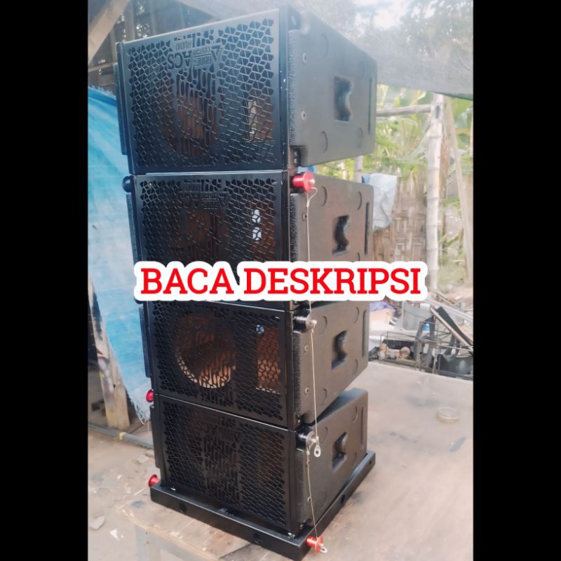 Jual Box speaker custom line array 6 inchi single plus tweeter 1 set ...